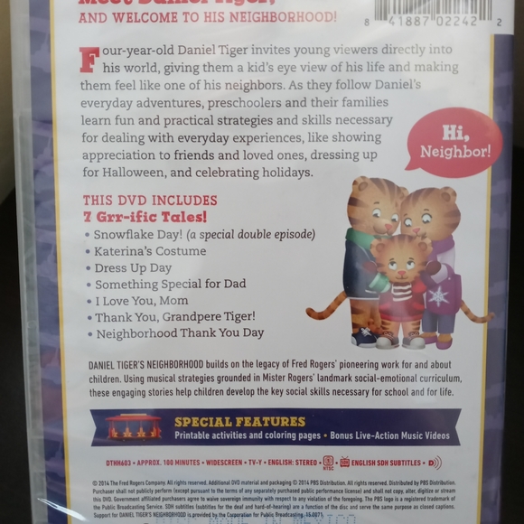 Disney | Other | 32 Daniel Tigers Happy Holidays Dvd | Poshmark